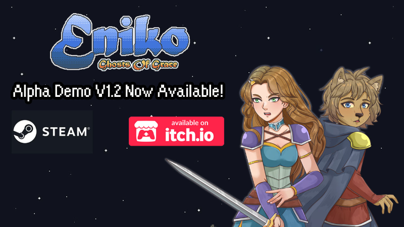 Eniko: Ghosts Of Grace - Alpha Demo V1.2 now available + 2022-2023 Roadmap - Steam News