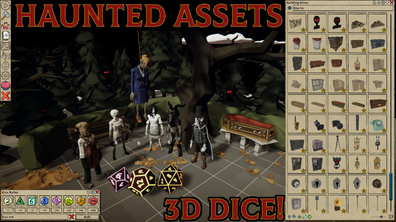 The RPG Engine - Patch 23 - Customisable 3D Dice & A Spooky Prop ...