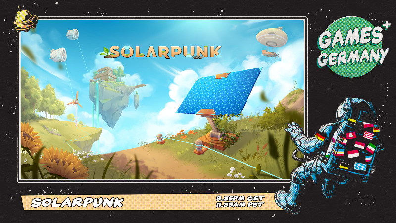 Games Germany - 🔴 LIVE: Solarpunk | by Cyberwave - Steam News