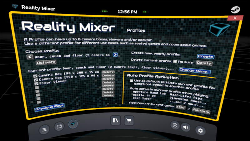 Reality Mixer - Mixed Reality for VR headsets - Profiles and auto ...