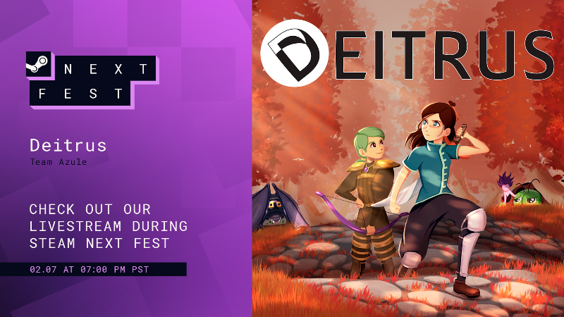 Deitrus - Play With the Devs: Steam Next Fest Demo Livestream - Steam News
