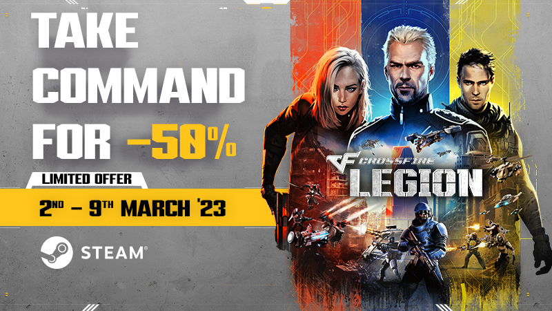 Crossfire: Legion - -50% Off Crossfire: Legion Sale - Steam News
