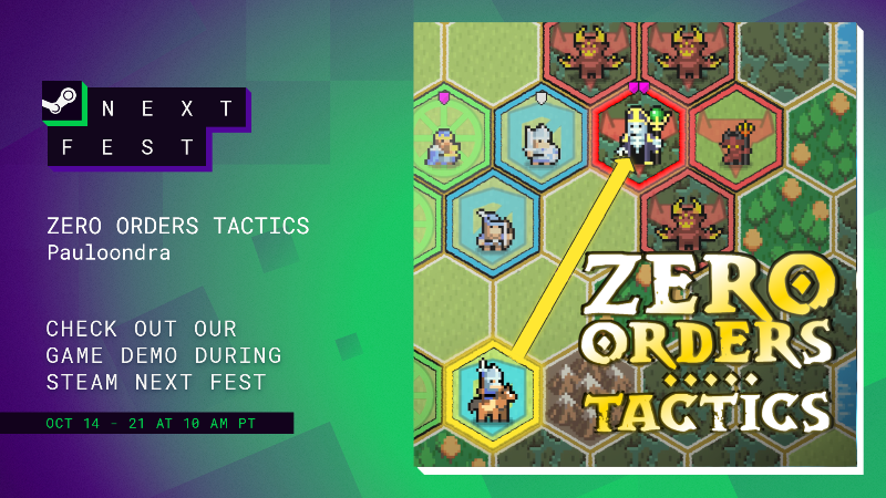 Zero Orders Tactics - v0.970 - FEST update! - Steam News
