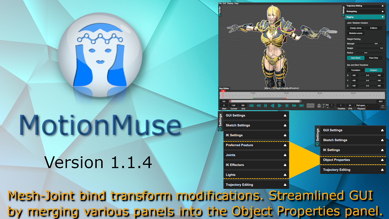 MotionMuse - MotionMuse Version 1.1.4 - Steam News