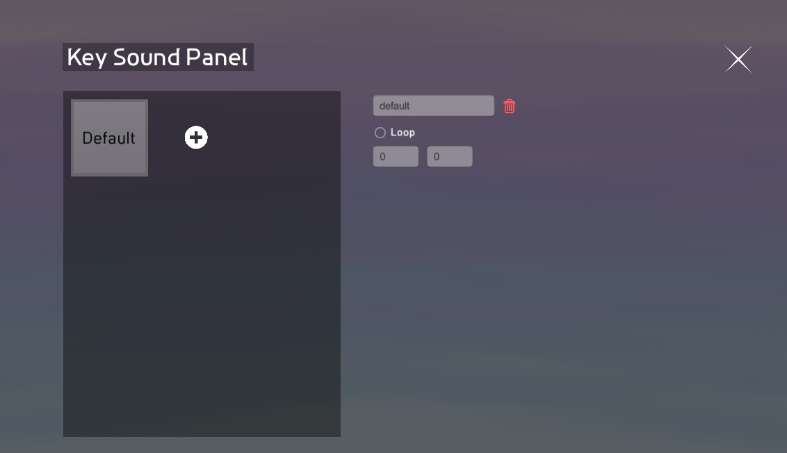 Key sound UI and CalibrationUI have been renewed.