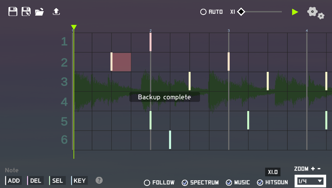 [level editor auto backup]
