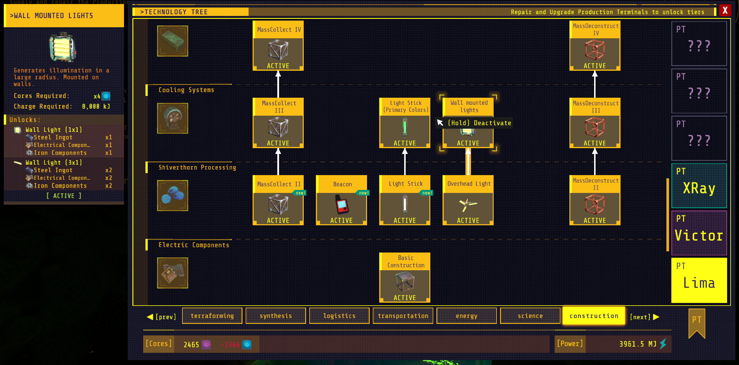 New intermediates and an overhauled Tech Tree – Techtonica
