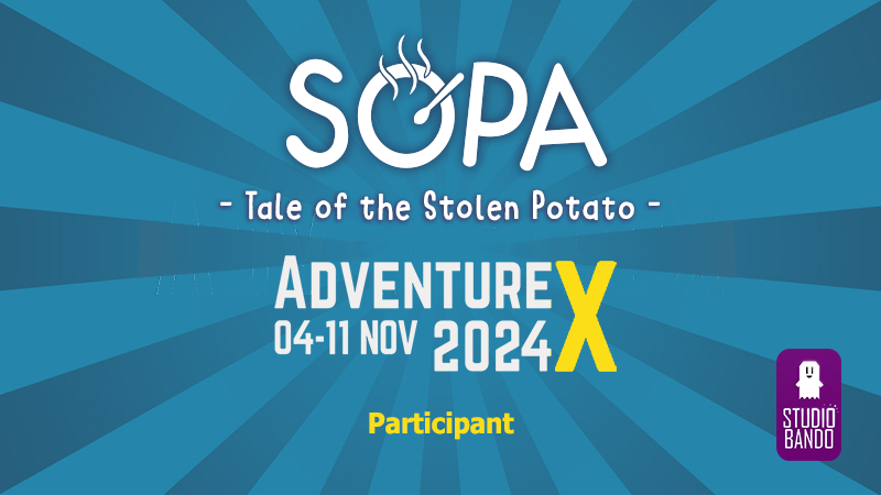SOPA - Tale of the Stolen Potato - SOPA coming to Adventure X - Steam News