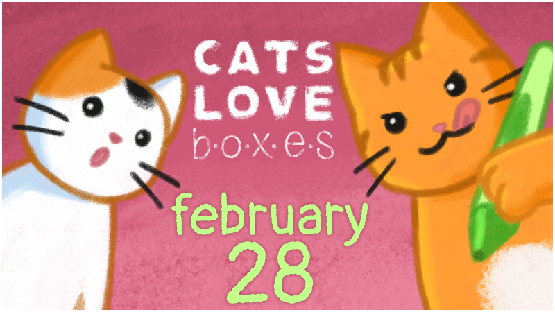 Cats Love Boxes - Release Date Announcement - Steam News
