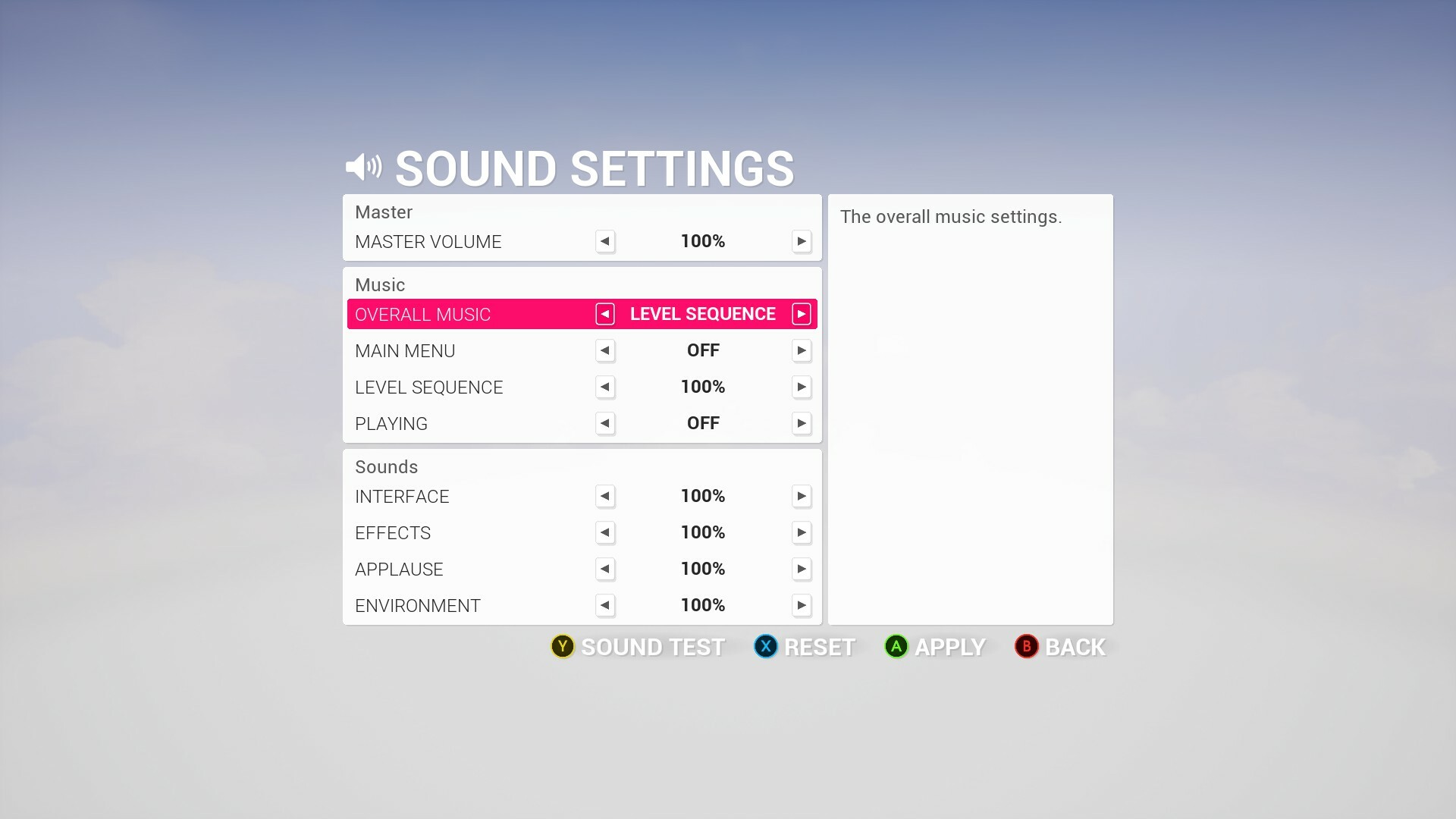 Improvements to Sound Settings