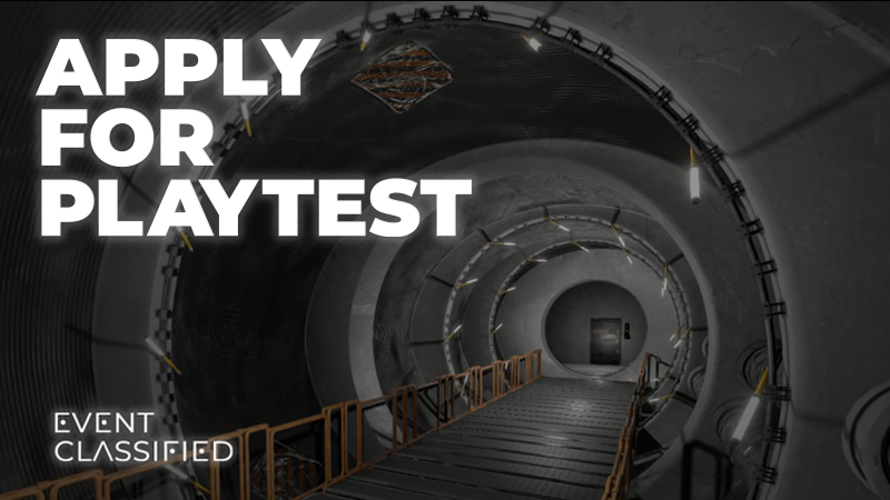 SCP: EVENT CLASSIFIED - Apply for the first playtest! - Steam News
