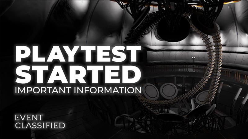 SCP: EVENT CLASSIFIED - THE PLAYTEST HAS BEGUN! JOIN NOW - Steam News
