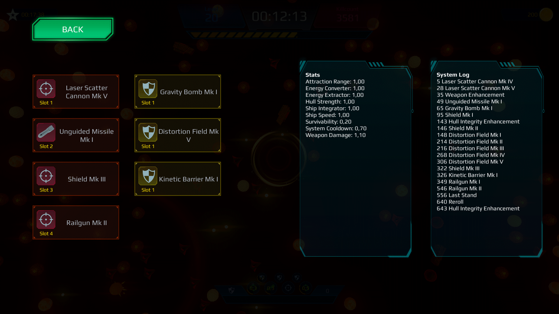 Ingame Active System Slot Reassignment