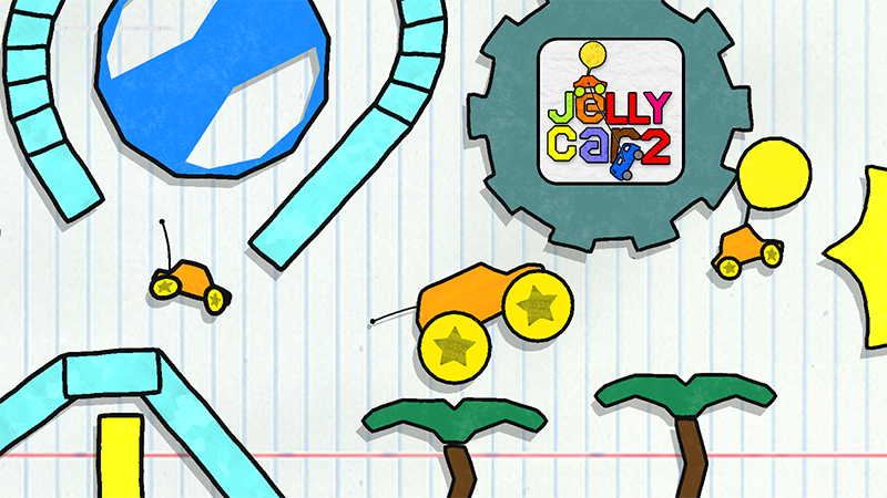 JellyCar Worlds - Nostalgic JellyCar 2 Levels Arrive - Steam News