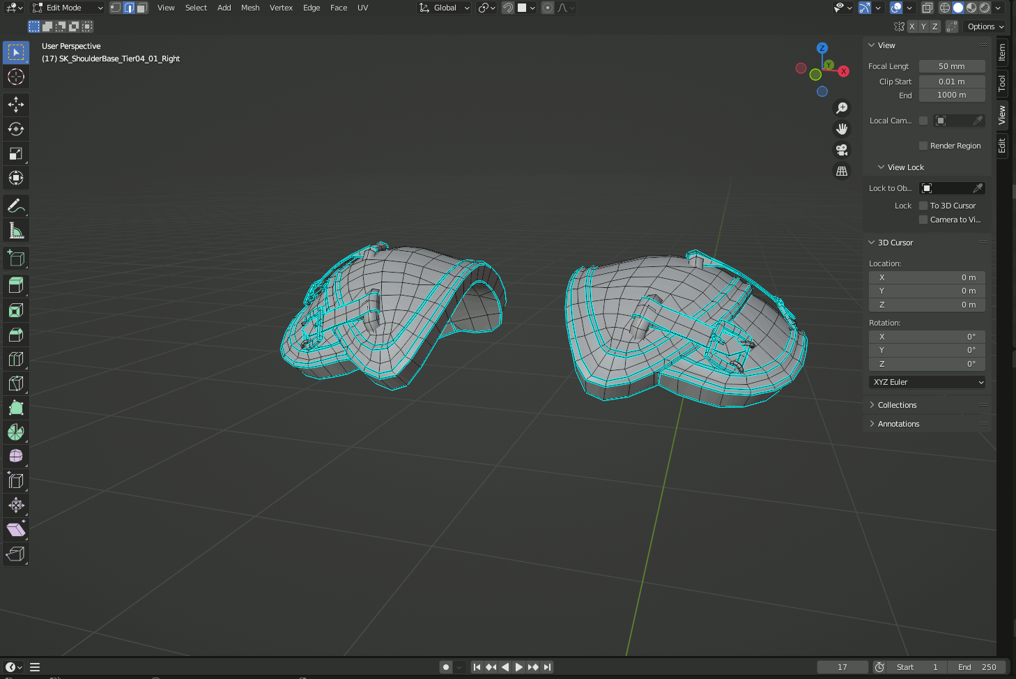 After I've transferred all the Details from the High-Poly Model and ...
