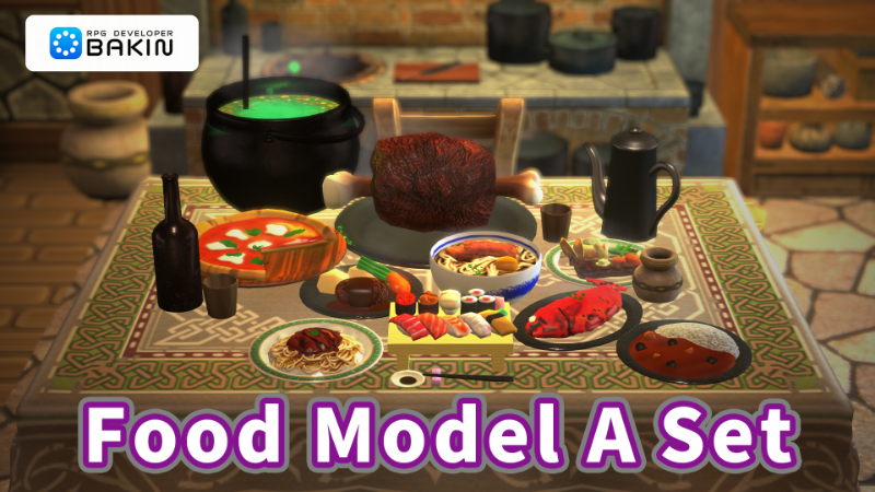 RPG Developer Bakin - New Free DLC "Food Model A Set" in the Steam ...
