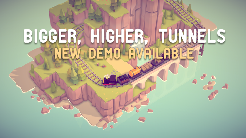 Islands & Trains - Demo update (increased level size&terrain height ...
