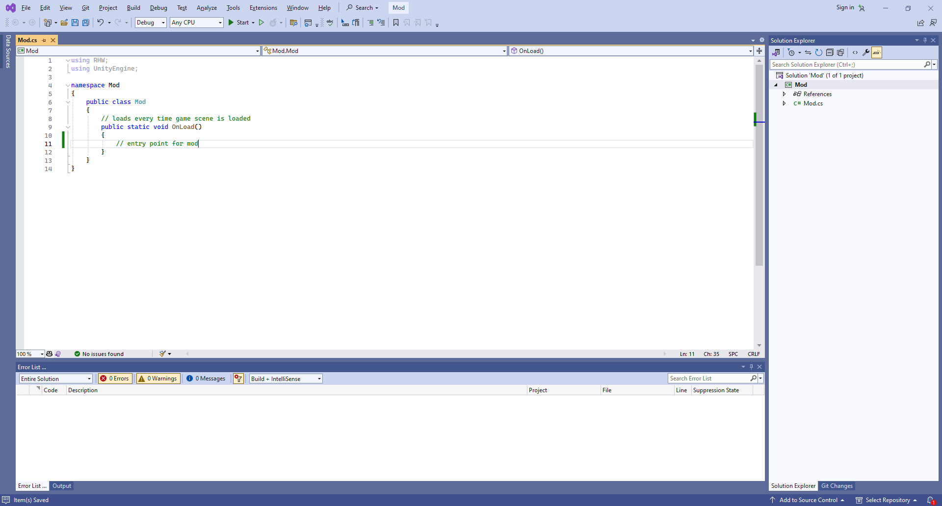 C# Programming: With C#, you can develop complex mods that can include tools, liquids, game ...