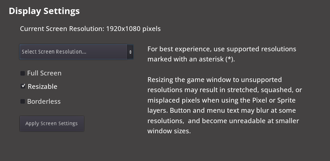 FREM Sprite32! - Update 1.0.2.2 - Additional Resolution and Resizing Support - Steam News