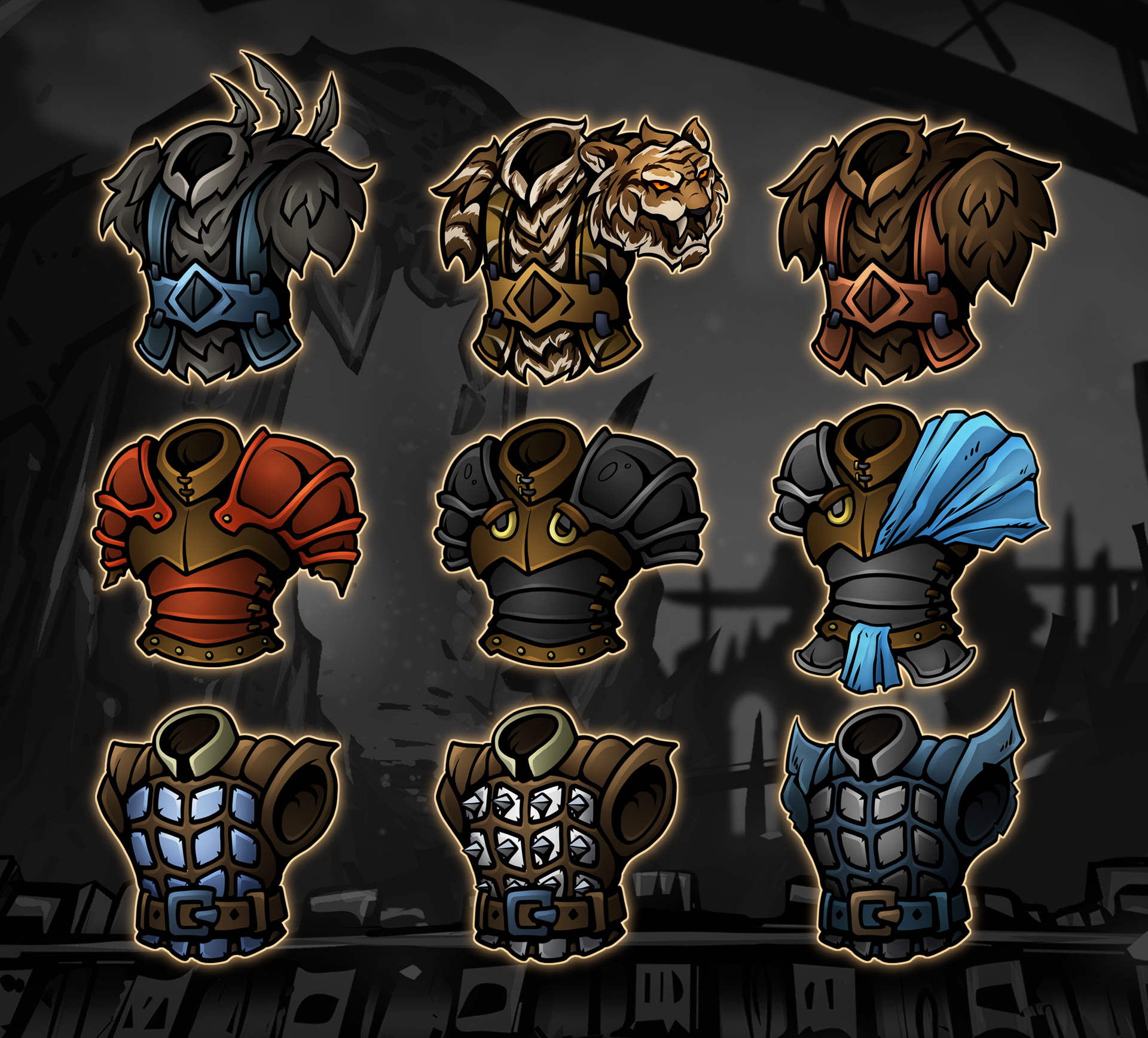 leather armor grey leather armor hide armor of the night hide armor of ...