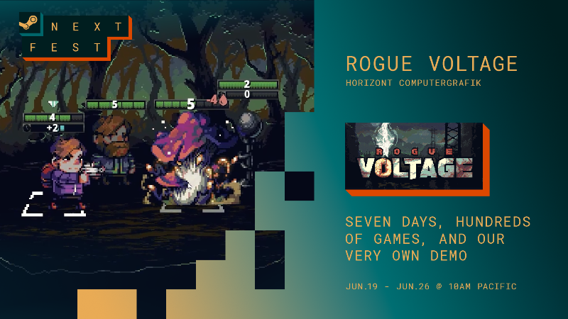 Rogue Voltage - ⚡Deckbuilder+Automation+Tactics JRPG - Steam News