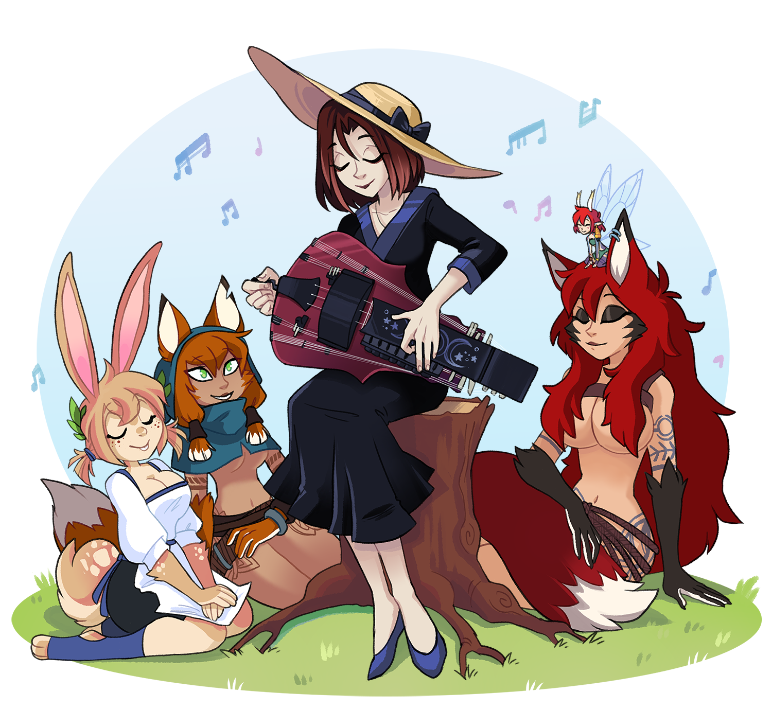 Here's one of the many cool compositions Kate created for Princess Hunter: