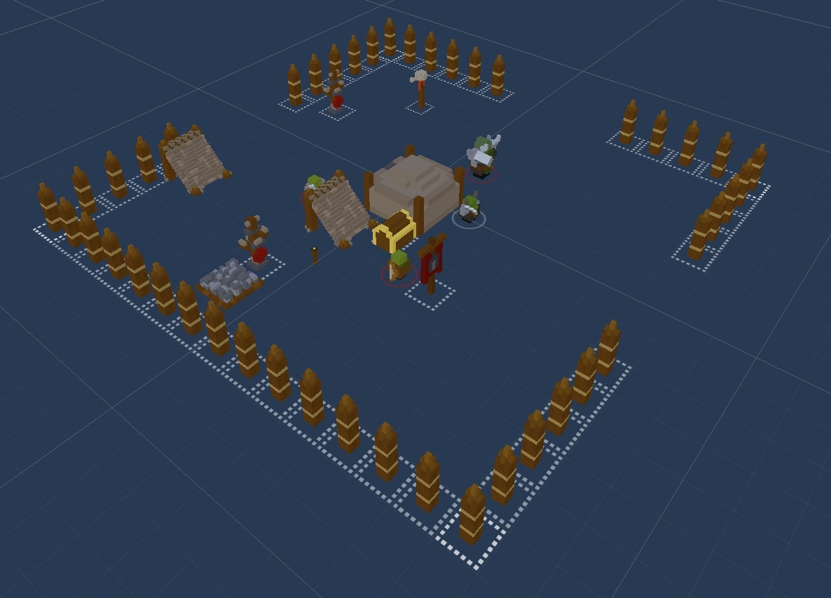 Some simple examples of orc camp can be seen here: