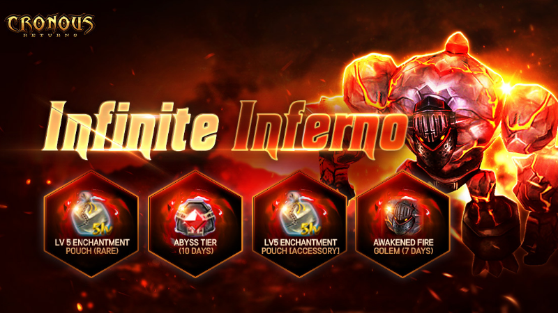 Cronous Online - Infinite Inferno [November] - Steam News