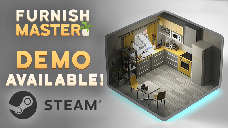 Furnish Master - Demo is out on Steam! - Steam News