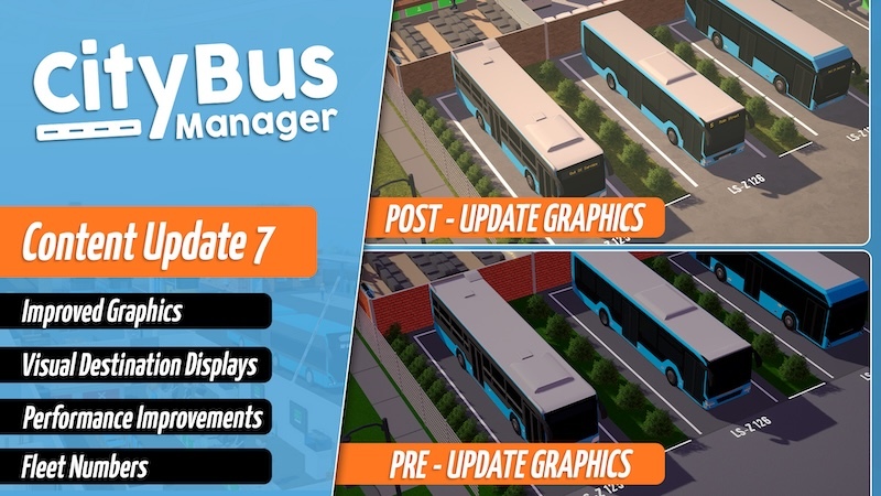 City Bus Manager - Content Update 7: Improved graphics, visual ...