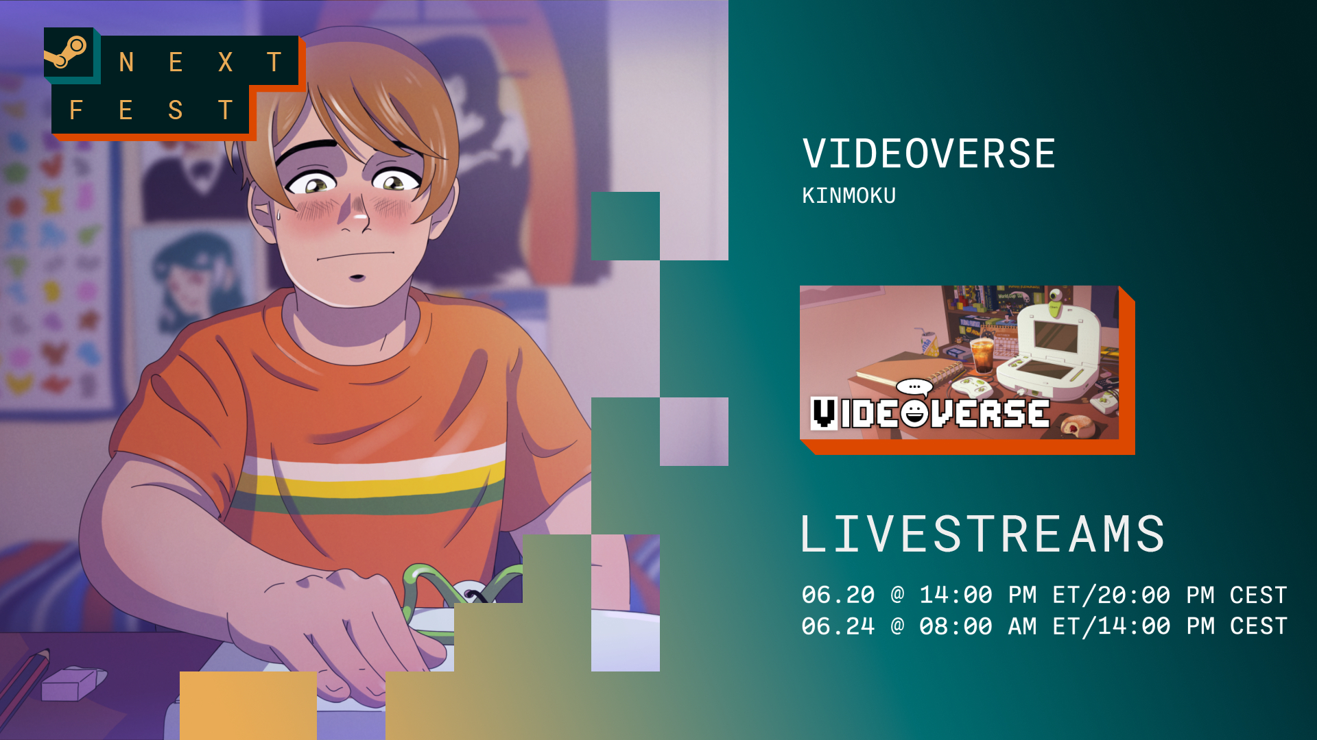To celebrate, there will be TWO livestreams where you can come and chat to Kinmoku, the ...