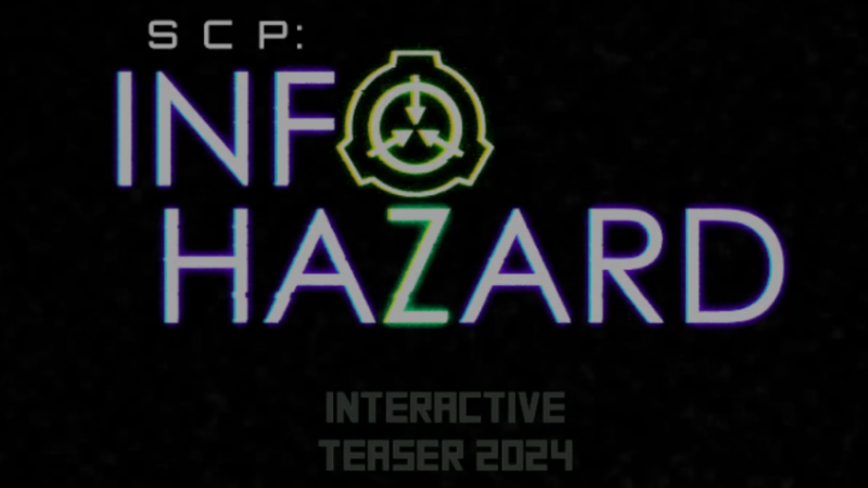SCP: Infohazard - Infohazard Teaser Demo released - Steam News