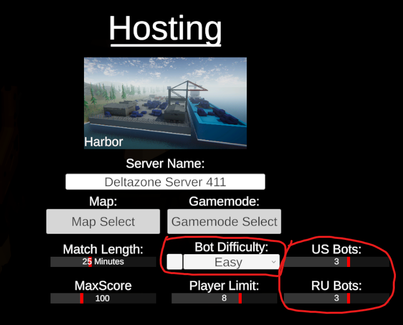 Bots are still a W.I.P so if you find any bugs let us know about them.