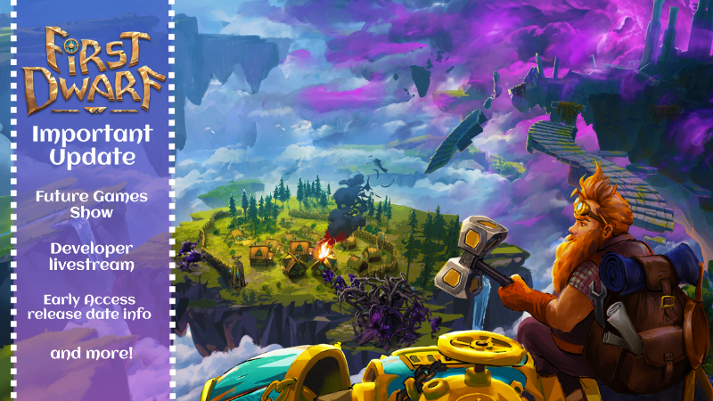 First Dwarf - Important Update - Future Games Show, developer livestream, release date info ...