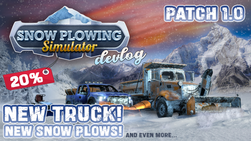 Snow Plowing Simulator - Snow Plowing Simulator - Big patch 1.0 with a ...