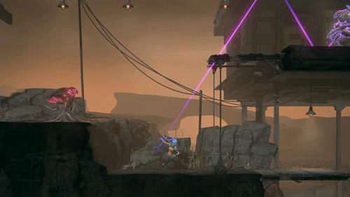 Airborne enemies like the Wasps and Quad Shooters now go into a recoil ...