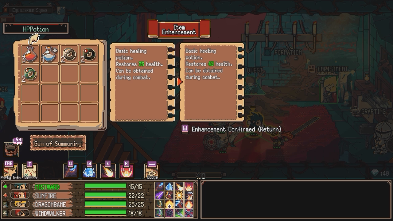 Enhance all usable items.