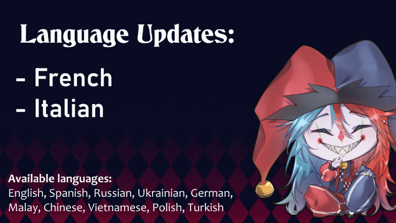 Trapped with Jester - French, Italian, Turkish, Ukrainian, Vietnamese ...