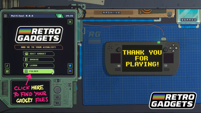 Retro Gadgets - Retro Gadgets demo will soon stop working - Steam News