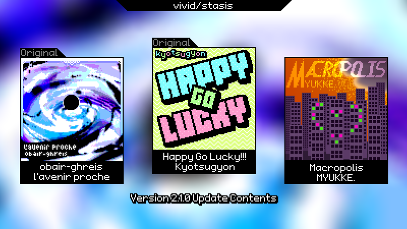 vivid/stasis - Let's talk about vivid/stasis 2.1.0! - Steam News