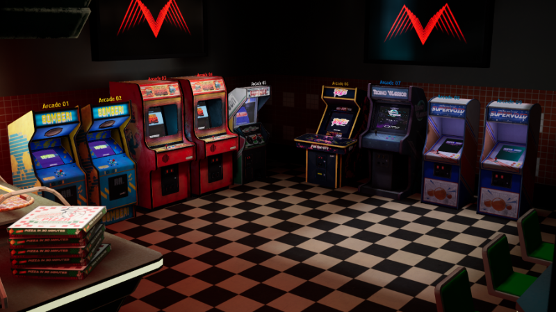 Steam :: Riff XR :: Enzo's Pizzeria Arcade Revamp!