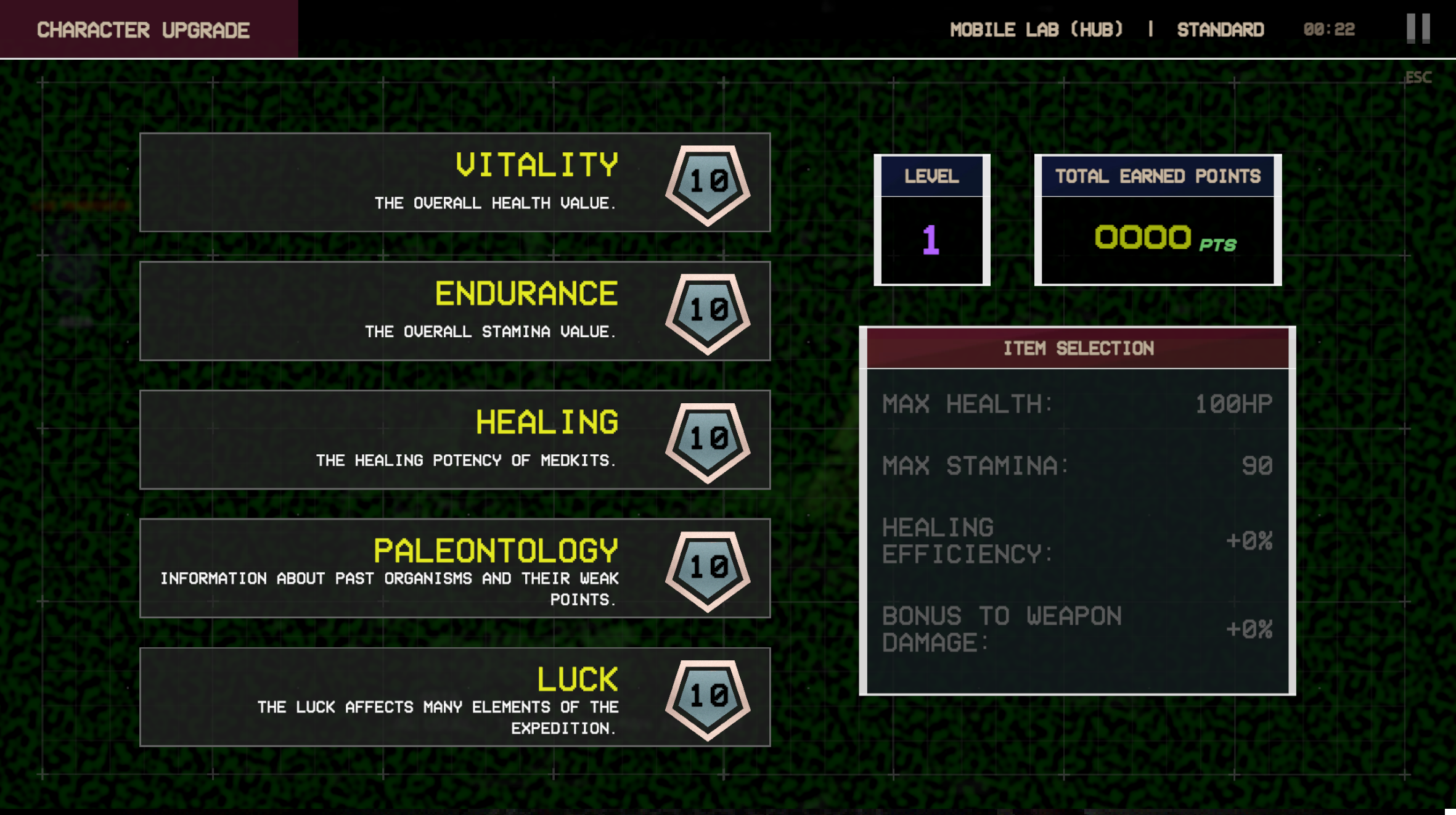 Added Character Upgrade.