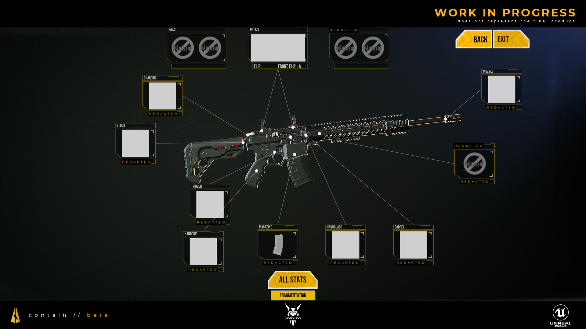 Possibly Secondary Guns will not be customizable during the first weeks ...
