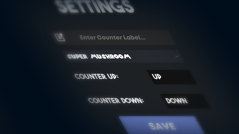 Stream Counter - New Settings UI and Fonts - Steam News