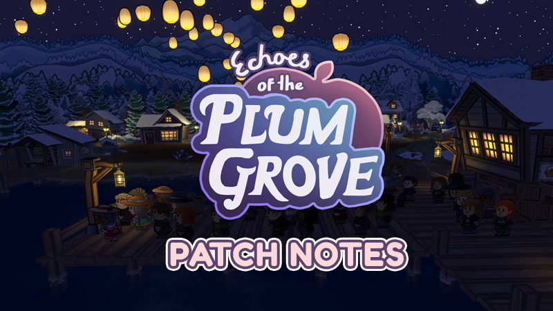 Echoes of the Plum Grove - Update 1.0.1 is live! - Steam News
