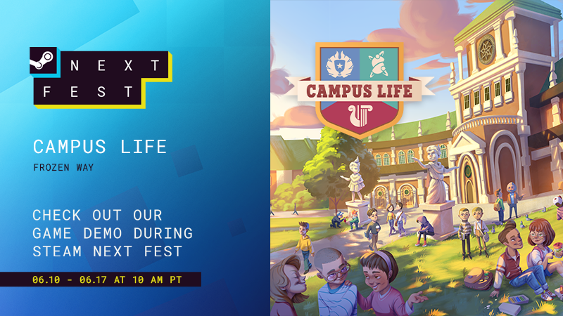 Campus Life - WATCH OUR STREAM ON JUNE 12TH AT 2PM CEST AND PLAY OUR ...