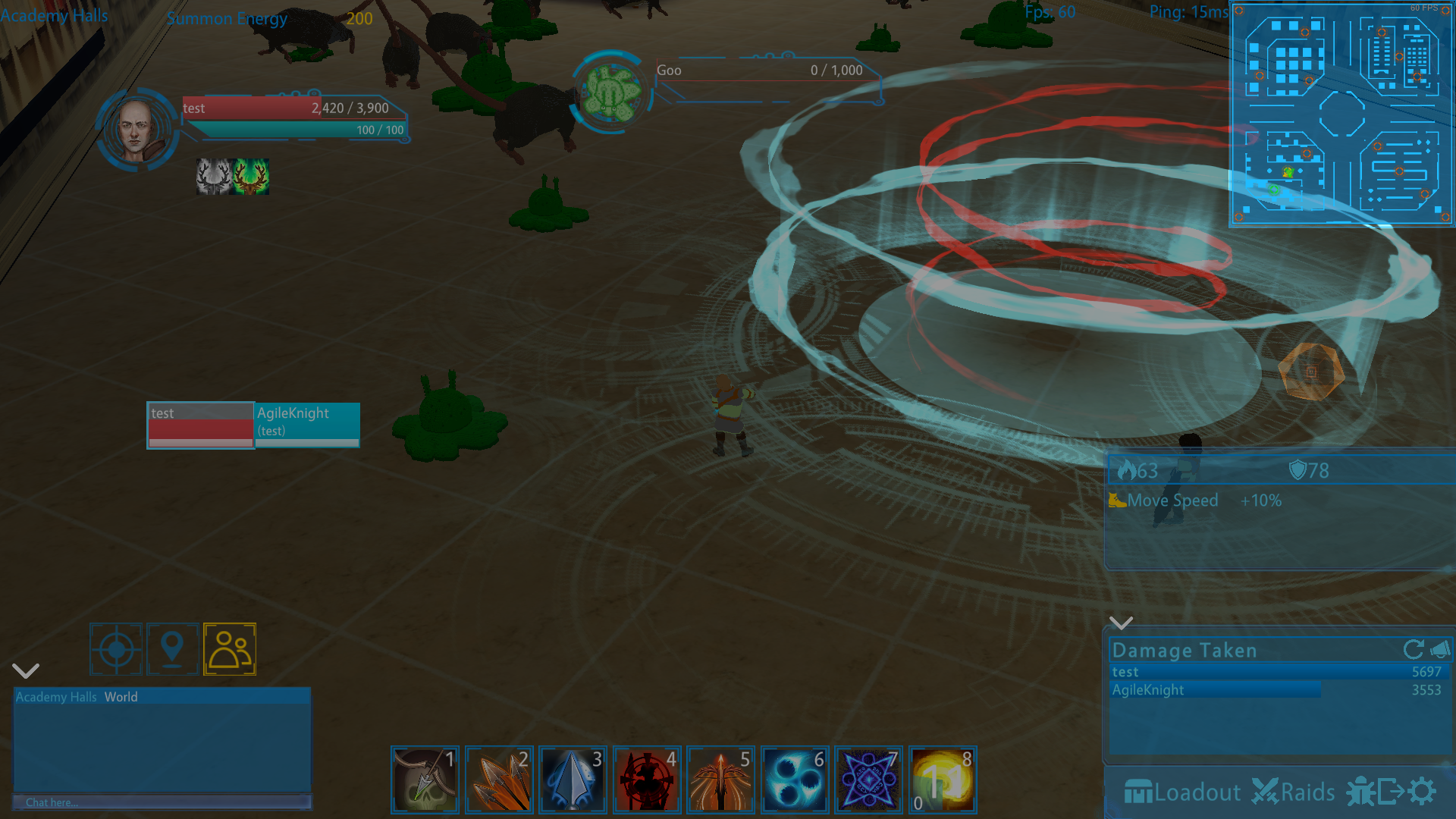 It shows all players on the map as well as all spawns. Red spawns are ...
