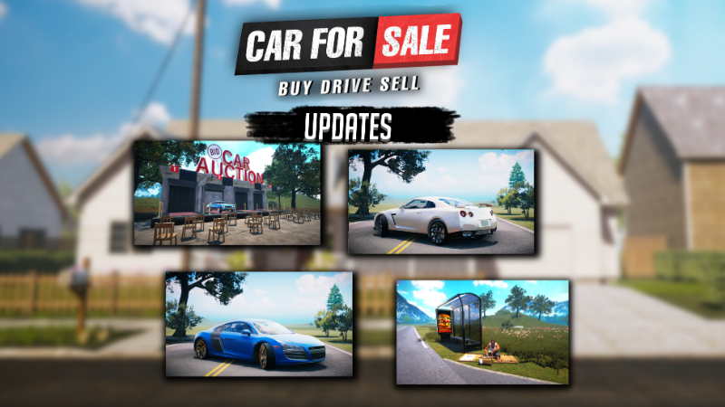 Car For Sale Simulator 2023 - UPTADE # Tire Replacement, Auction Place ...