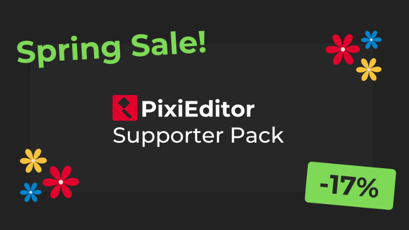 PixiEditor - Pixel Art Editor - Supporter Pack on sale! - Steam News