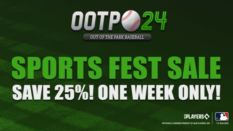 Out of the Park Baseball 24 - OOTP 24 is on sale! Save 25% today ...
